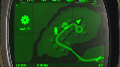 Xbox版Fallout 4 MOD「High Quality Pip-Boy Map」 – DIGIROMA