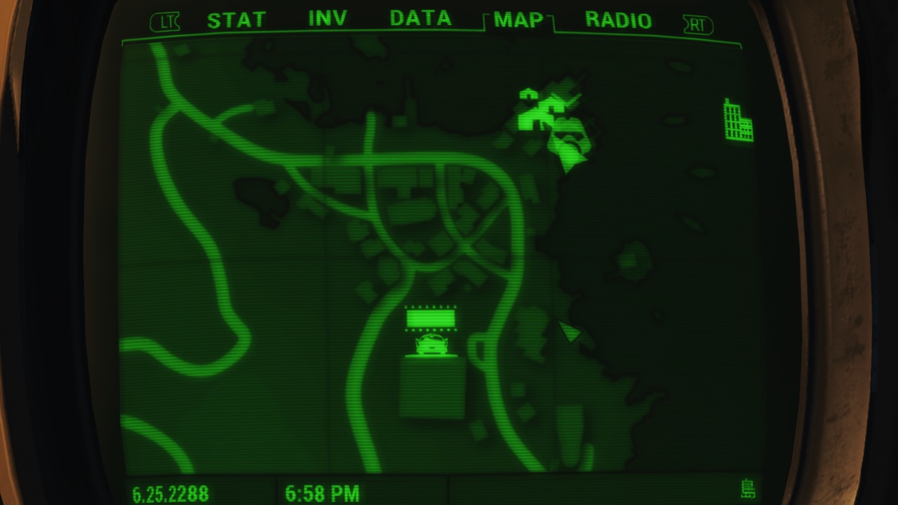 Xbox版Fallout 4 MOD「Far Harbor – High Quality Pip-Boy Map」 – DIGIROMA