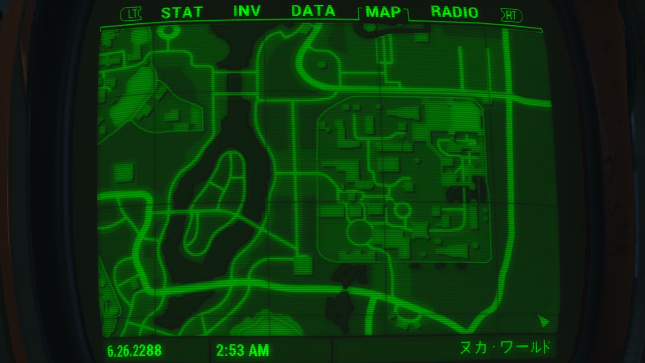 Xbox版Fallout 4 MOD「Nuka-World – High Quality Pip-Boy Map」 – DIGIROMA